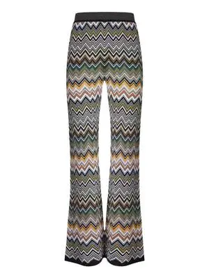 MISSONI Chevron-Pattern Flared Trousers