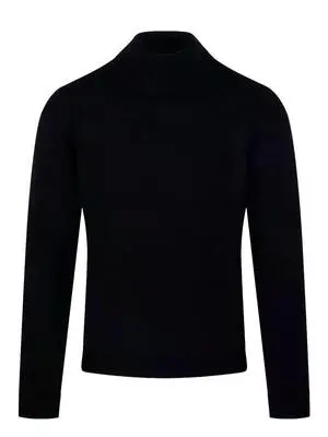 ROBERTO COLLINA High-neck Wool Sweater - Black
