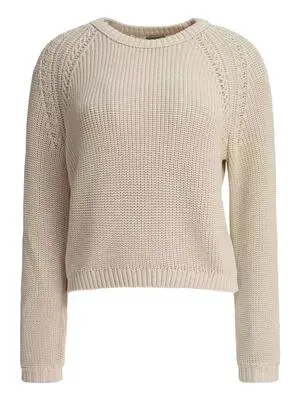 RAKKI Cotton-Knit Raglan-Sleeve Sweater
