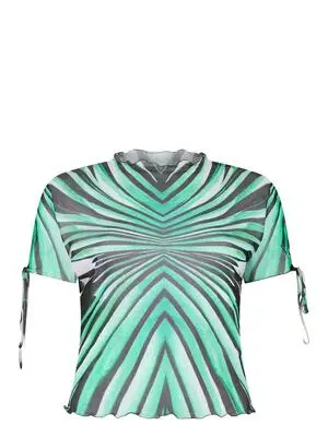 Roberto Cavalli Printed Top - Blue
