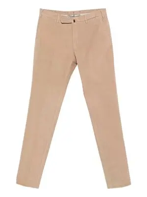 Incotex Stretch-cotton Trousers - Brown
