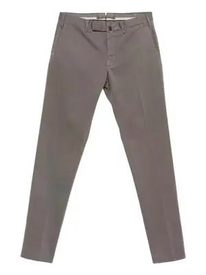 Incotex Stretch-cotton Trousers - Grey