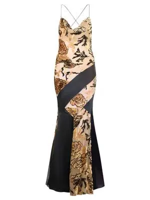 Roberto Cavalli Floral-motif Dress - Pink
