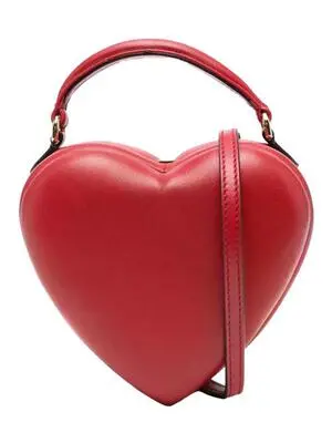 Moschino Heart-shaped Quilted Tote - Red