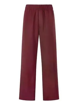 Roberto Cavalli Loose-fit Virgin Wool Trousers - Purple