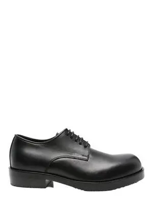 Dries Van Noten Lace-up Leather Shoes - Black