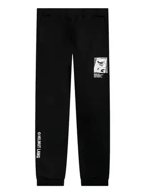 Helmut Lang Logo-print Joggers - Black