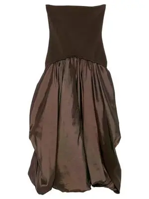 Simkhai Izzy Midi Dress - Brown