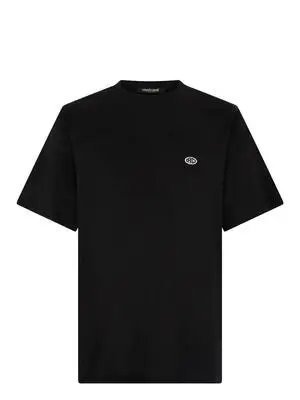 ROBERTO CAVALLI Logo-patch T-shirt