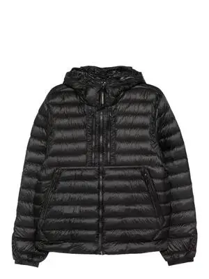 C.P. COMPANY D.d. Shell Hooded Quilted Jacket - Black