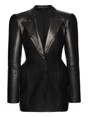 MAGDA BUTRYM Magda Butrym Tailored Leather Blazer