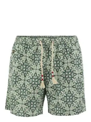 MC2 SAINT BARTH Printed Swim Shorts - Green