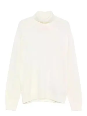ZANONE Turtleneck Wool Sweater - White
