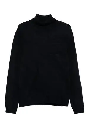 ZANONE Turtleneck Wool Sweater - Blue
