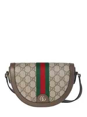 Gucci Small Ophidia Gg Monogram Crossbody Bag - Brown