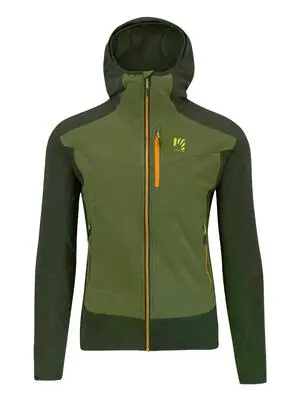 KARPOS Hooded Textured-panel Jacket - Green