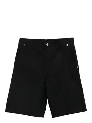 Gucci Gg Jacquard Cotton Shorts - Black