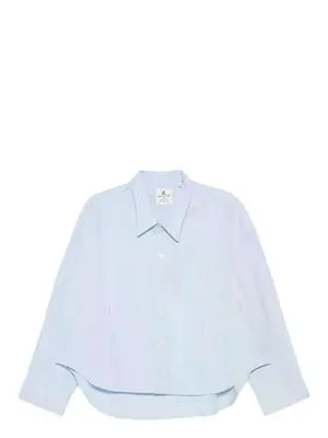 Denimist Cropped Shirt - Blue