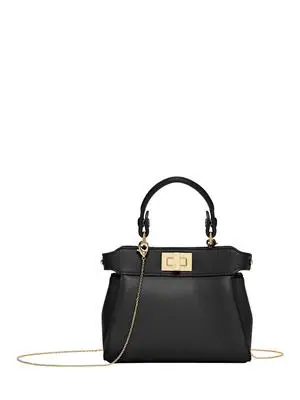 Fendi Nano Peekaboo Bag - Black