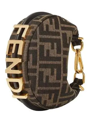 Fendi Nano Fendigraphy Hobo Bag - Brown