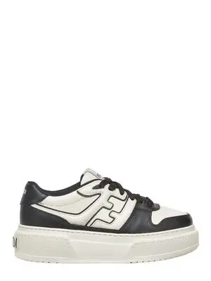 Fendi Match Lace-up Sneakers - Black