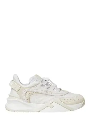 Fendi Flow Sneakers - White