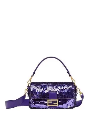 Fendi Medium Baguette Bag - Purple