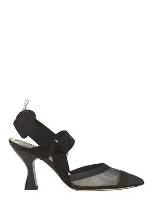 Fendi Colibrì Slingbacks - Black