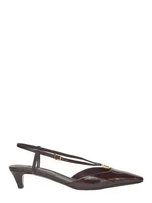 Fendi Ffold Slingbacks - Brown