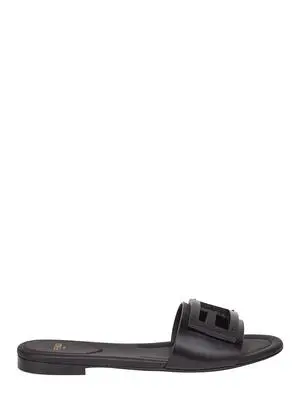 FENDI Baguette Leather Slides