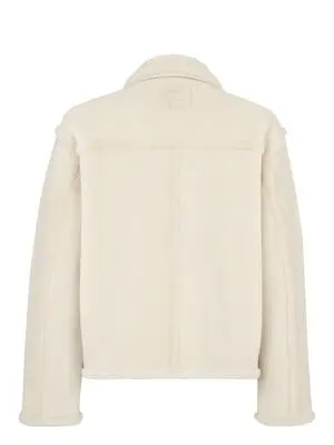 Fendi Shearling Blouson - White