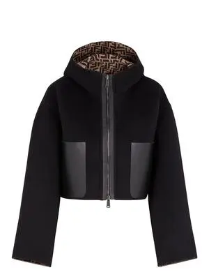 Fendi Reversible Cropped Jacket - Black