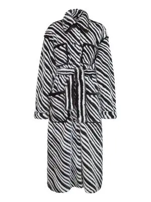 Fendi Robe-style Mink Coat - Multicolour