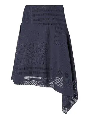 Fendi Flared Midi Skirt - Blue
