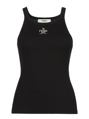 Fendi Sleeveless Top - Black