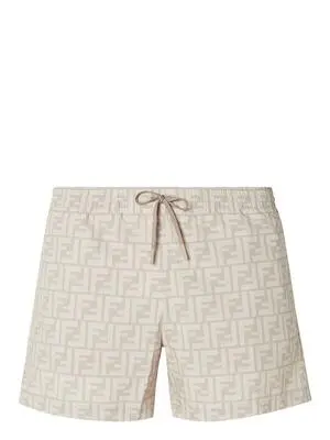 Fendi Swim Shorts - Beige