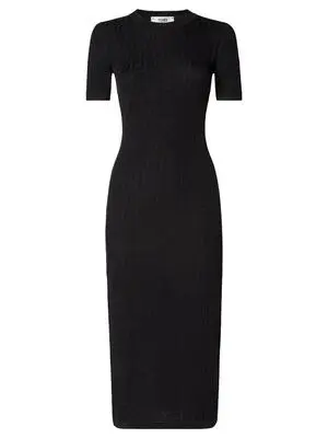 Fendi Fitted Midi Dress - Black