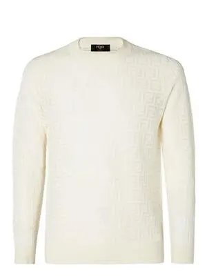 Fendi Regular Fit Pullover - White