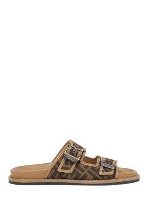 Fendi Feel Sandals - Brown