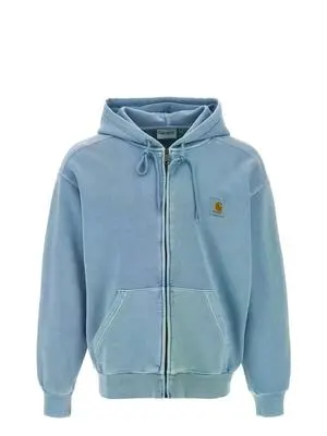 Carhartt Work In Progress Cotton Zip-up Hoodie - Blue