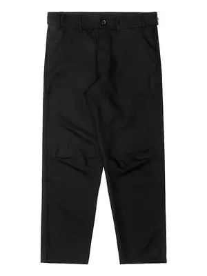 Comme Des Garçons Button-fastening Woven Trousers - Black