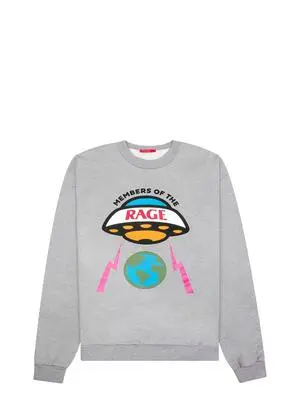 MEMBERS OF THE RAGE Crew-neck Logo Sweatshirt - Grey