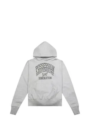 SAINT MXXXXXX Logo-print Hoodie - Grey