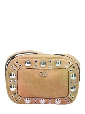 Valentino Garavani Nellcôte Studded Cross Body Bag - Neutrals