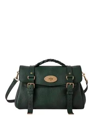 Mulberry Alexa Braided-handle Shoulder Bag - Green