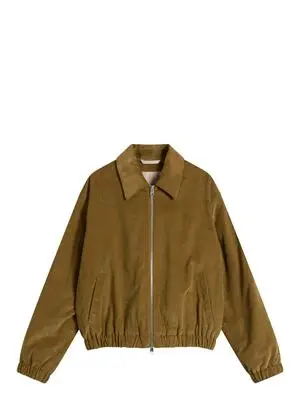 Ami Fine Corduroy Velvet Adc Jacket - Bronze