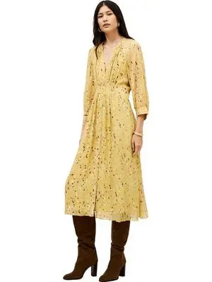 Ba&sh Karla Midi Dress - Yellow
