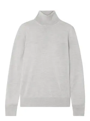Ralph Lauren Cashmere Turtleneck Sweater - Gray