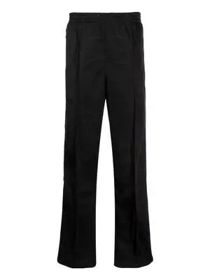 Needles Logo-embroidered Trousers - Black