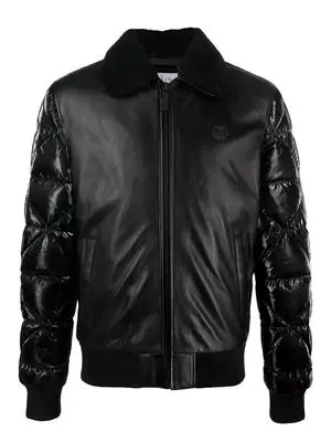 Philipp Plein Padded Flight Jacket - Black